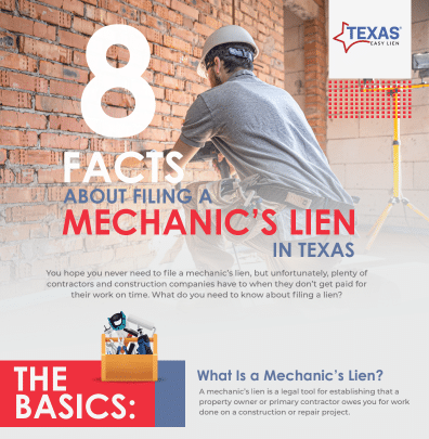 8 Things to Know About Getting a Mechanic's Lien in Texas - Texas Easy Lien